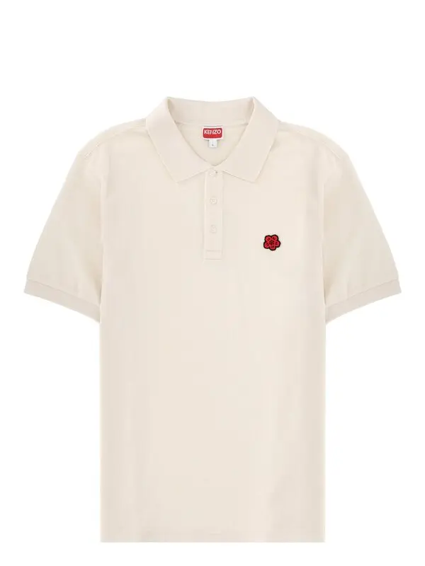 Kenzo Boke Flower" Polo Shirt - Powder