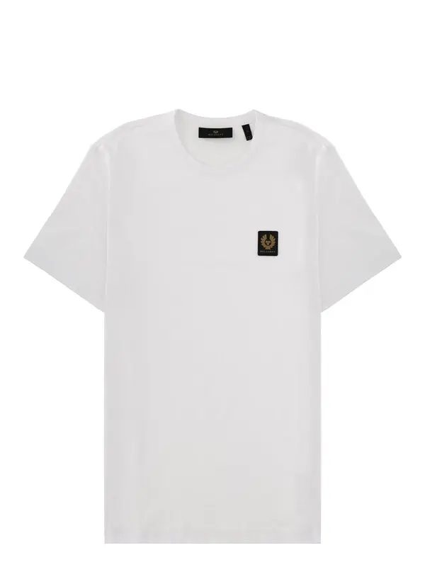 Belstaff T-shirt With Logo Patch - White