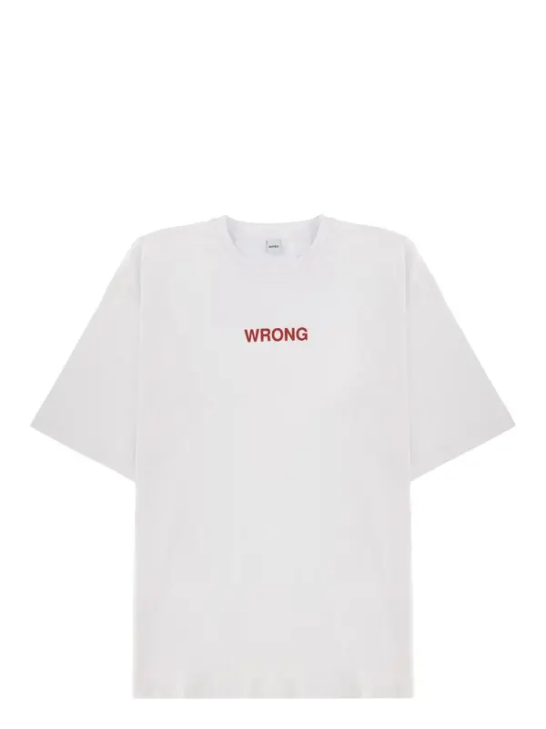 Aspesi Wrong" T-shirt - White