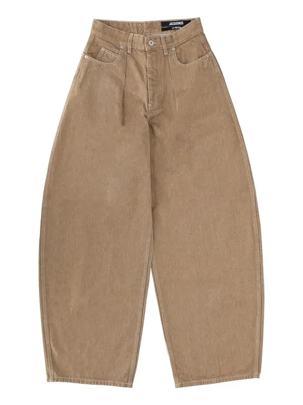 Jacquemus Ovalo Jeans - Beige