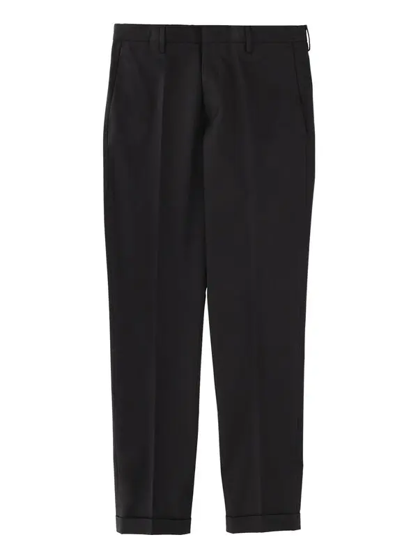 Paul Smith Cotton Tailored Pants - Black