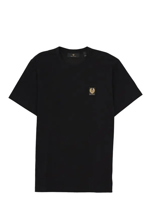 Belstaff T-shirt With Logo Patch - Black