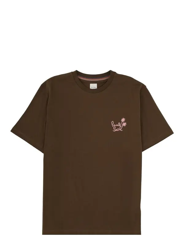 Paul Smith T-shirt With Logo - Brown