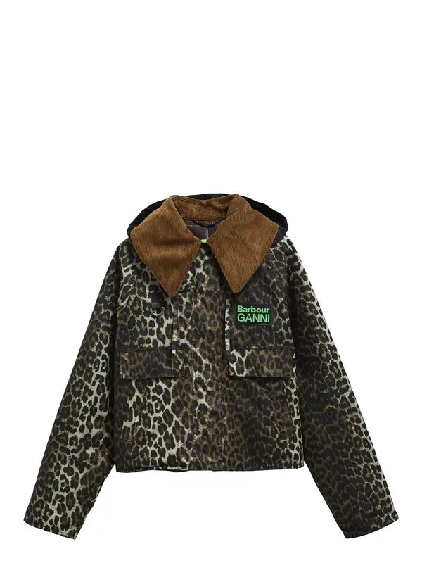 BARBOUR X GANNI Jacket - Animalier