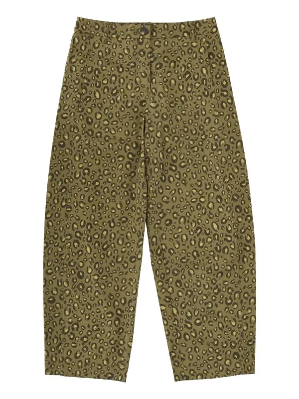 Paul Smith Animal Print Pants - Brown