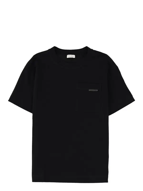 Brunello Cucinelli T-shirt With Pocket - Black