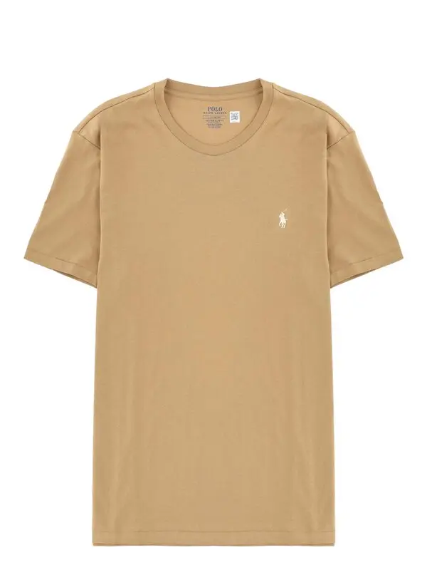 Polo Ralph Lauren T-shirt With Logo - Beige