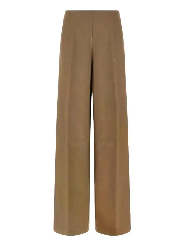 Herno Sequin Embellished Trousers - Brown