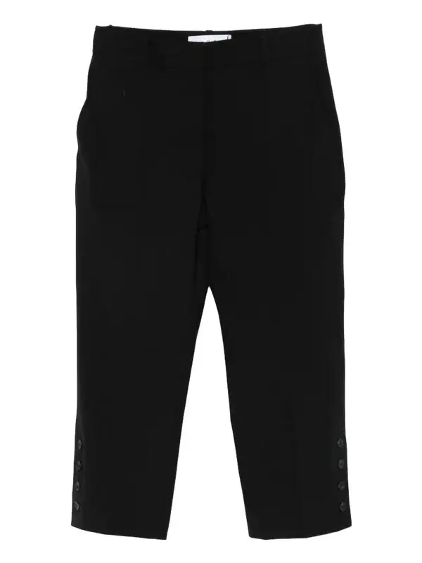 IRO PARIS Button-embellished Trousers - Black