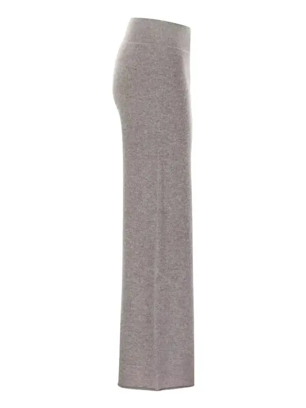 VANISE Cashmere Palazzo Pants - Grey