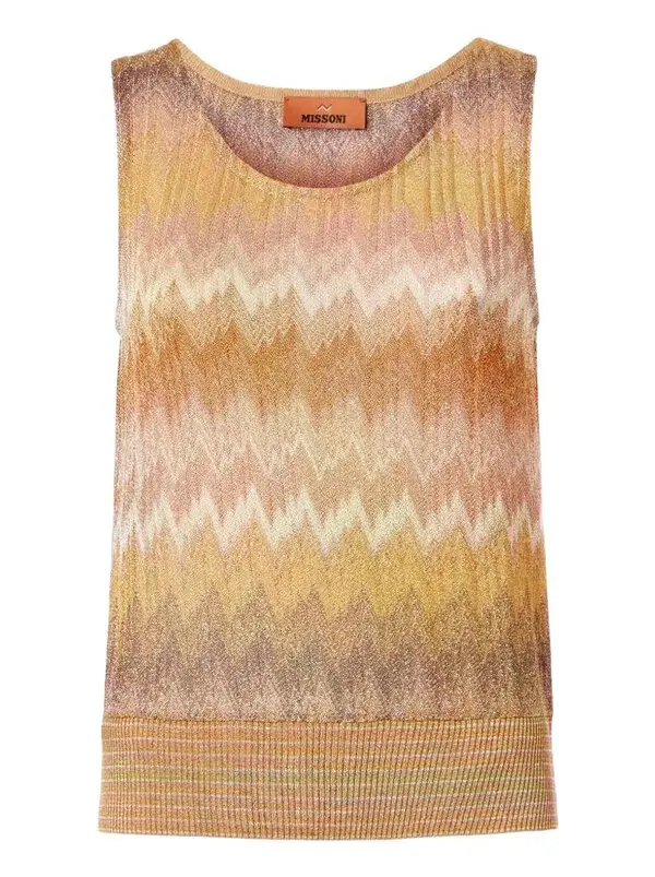 Missoni Zigzag Top - Orange