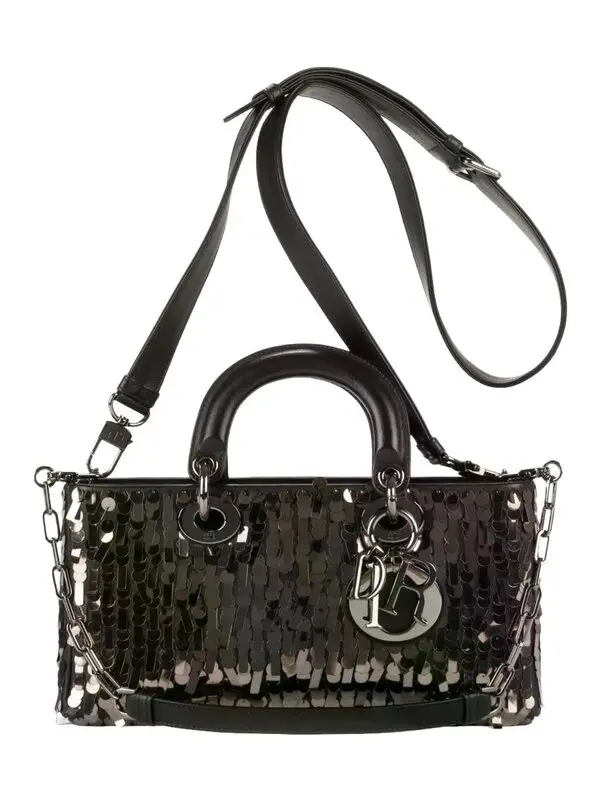 Dior Lady Joy Tote Bag - Black