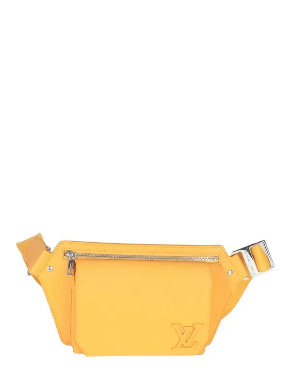 LOUIS VUITTON Grained Calfskin Aerogram Takeoff Slingbag - Yellow