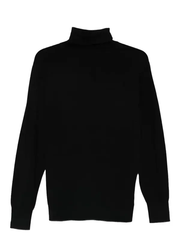 TOTEME Roll-neck Sweater - Black