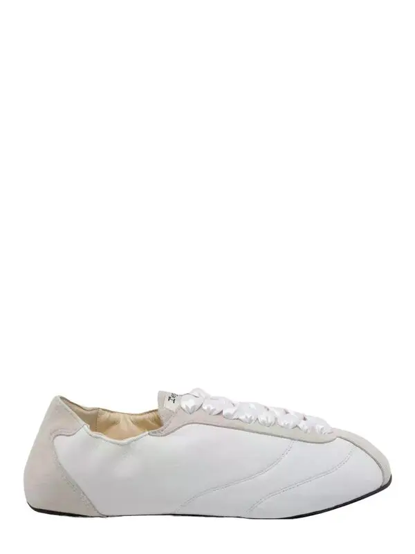 Repetto Silk Tennis Sneakers - White