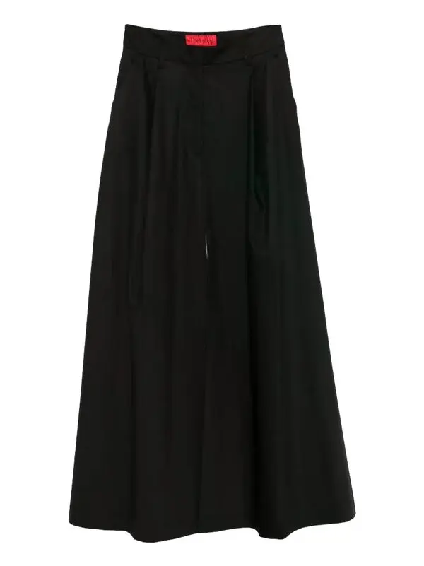 THELATEST Pleated Maxi Skirt - Black