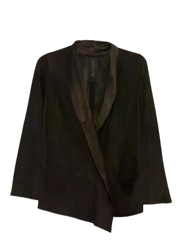 GIORGIO BRATO Shawl-collar Jacket - Brown