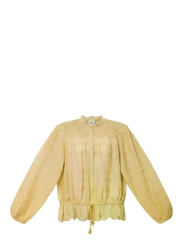 Isabel Marant Lace-detail Blouse - Neutrals