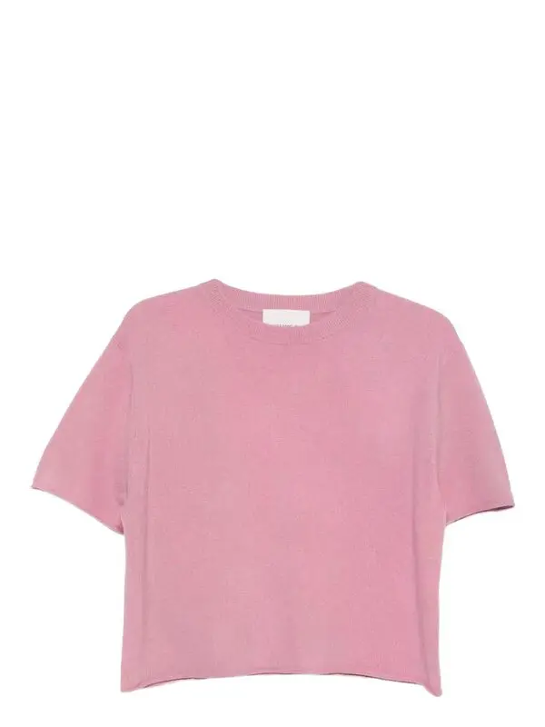 LISA YANG Cila Short-sleeve Sweater - Pink