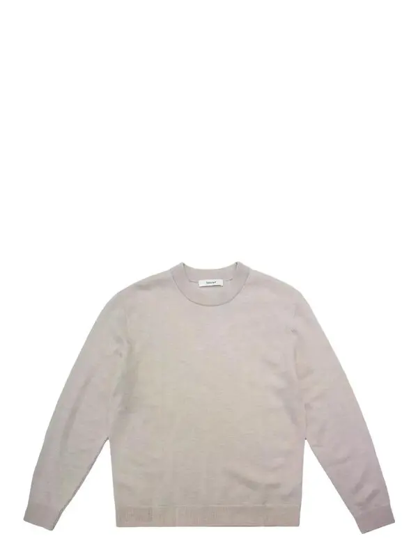 SELECTED Ribbed Crew Neck Sweater - Neutrals