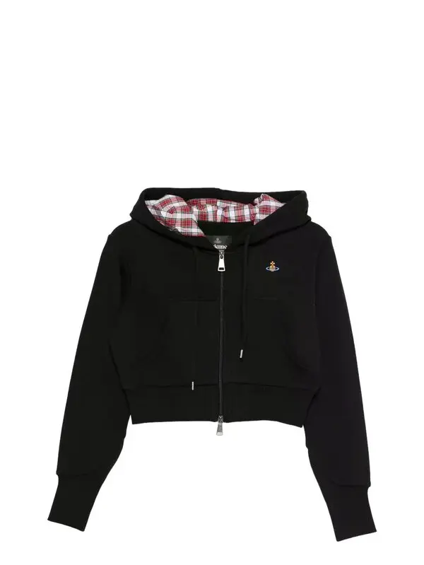 VIVIENNE WESTWOOD Zip-up Hoodie - Black