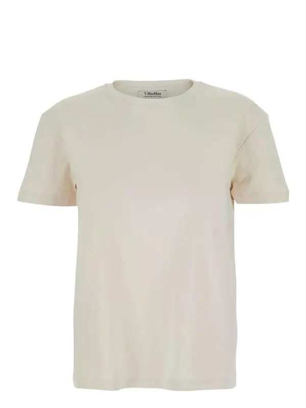 Max Mara Round-neck T-shirt - Neutrals