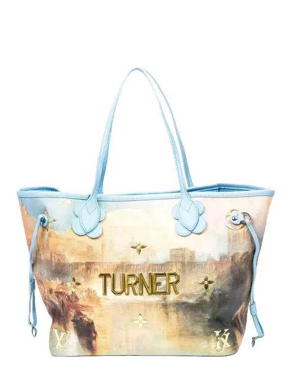 LOUIS VUITTON X Jeff Koons Masters Collection Turner Mm Neverfull Tote Bag - Neutrals