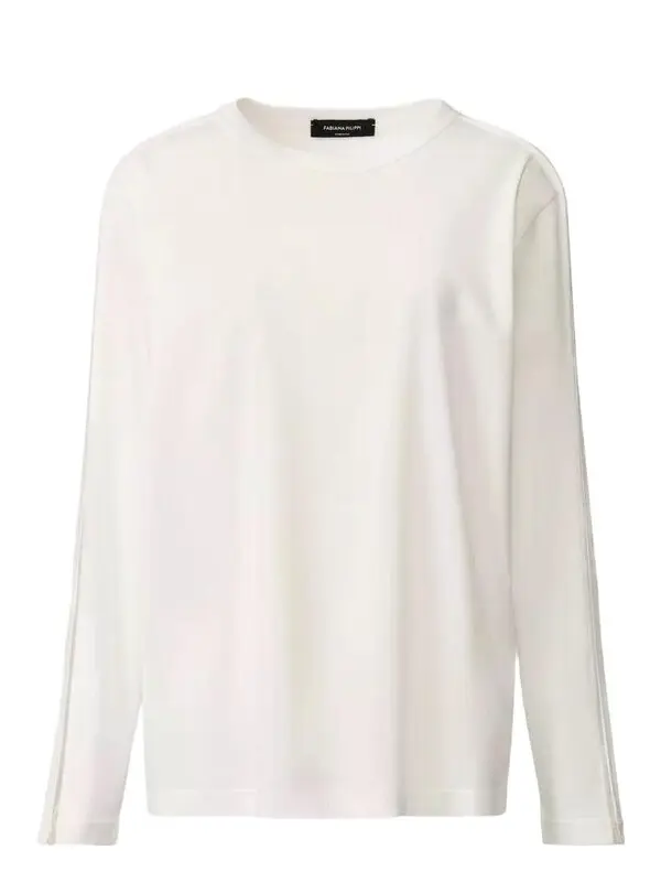 Fabiana Filippi Long-sleeve Top - White