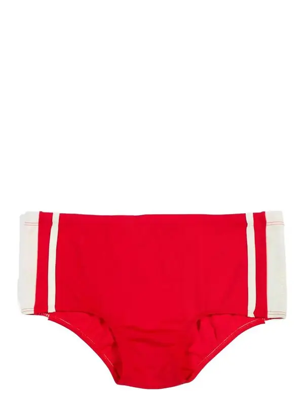 OSKLEN Striped Swimming Trunks - Red