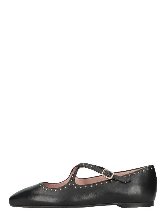 Pretty Ballerinas Criss Cross Mary Jane - Black