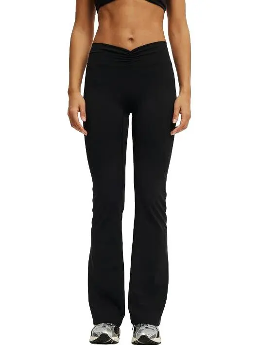 Cotton:on Active Ultra Soft Scrunch Front Flare - Black