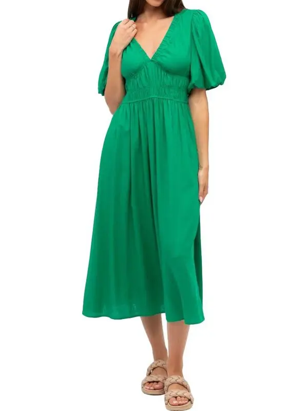 LABEL OF LOVE Selena Maxi Dress - Green