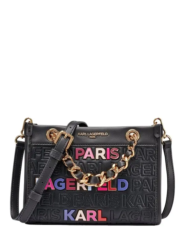 Karl Lagerfeld Paris Savoie Mini Crossbody - Black  Multi