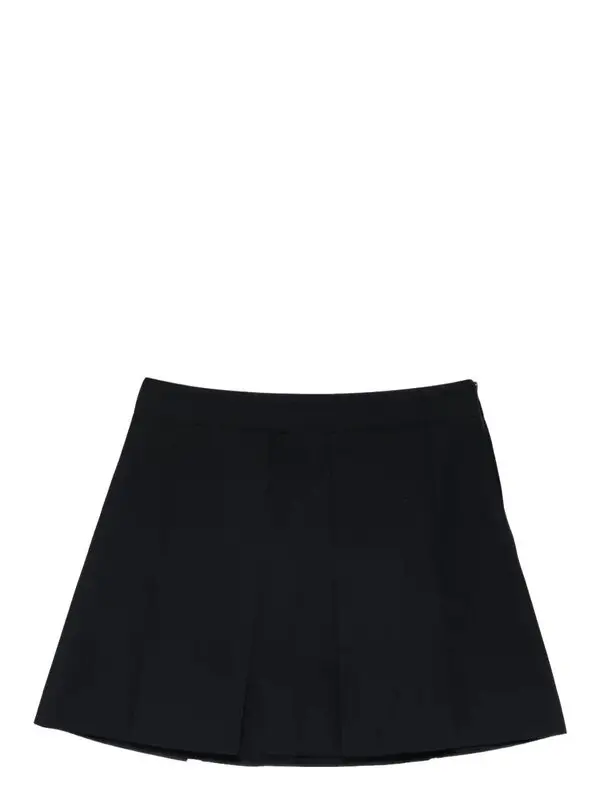 A.p.c. Pleated Mini Skirt - Blue