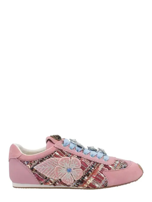 Kurt Geiger Flower Islington Trainers - Pink