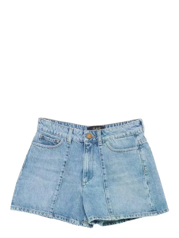 Seafarer Evan Five-pocket Panelled Shorts - Blue