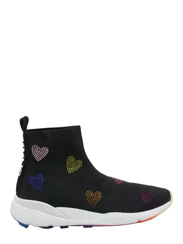 Kurt Geiger Heart-embellished Sneakers - Black