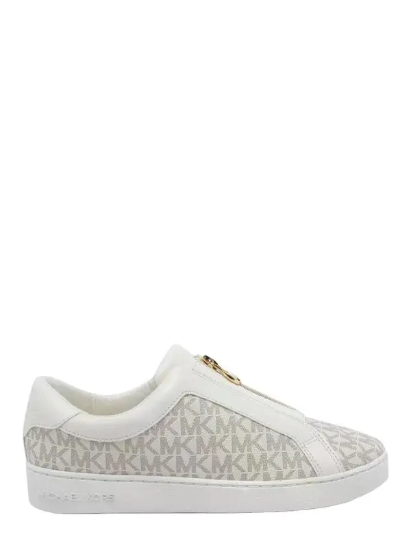 Michael Kors Platform Logo Sneakers - White