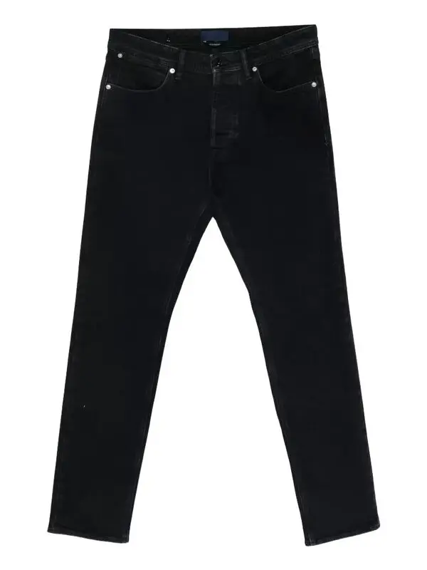 Stone Island Five-pocket Slim Fit Jeans - Black