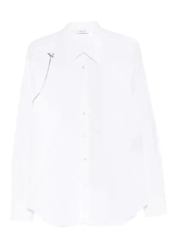 Alexander McQueen Chain-detail Shirt - White