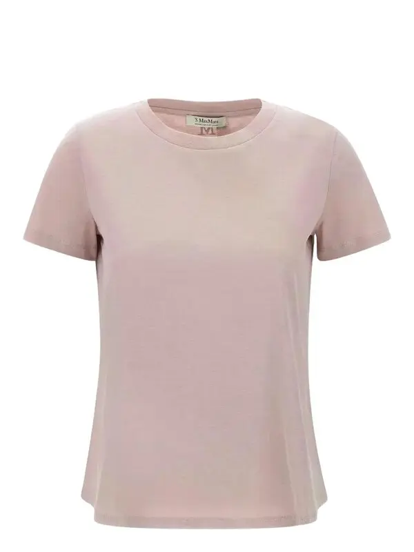 Max Mara Logo-embroidered T-shirt - Pink