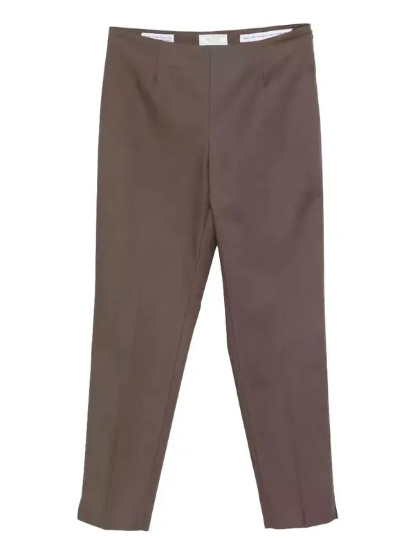 Peserico Pressed-crease Trousers - Brown