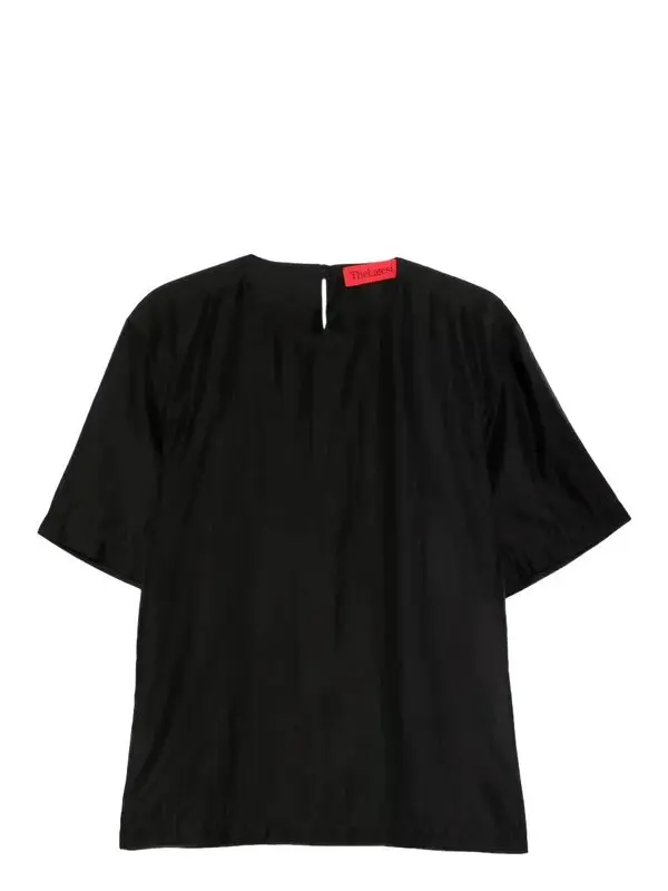 THELATEST Dean Short-sleeve Blouse - Black