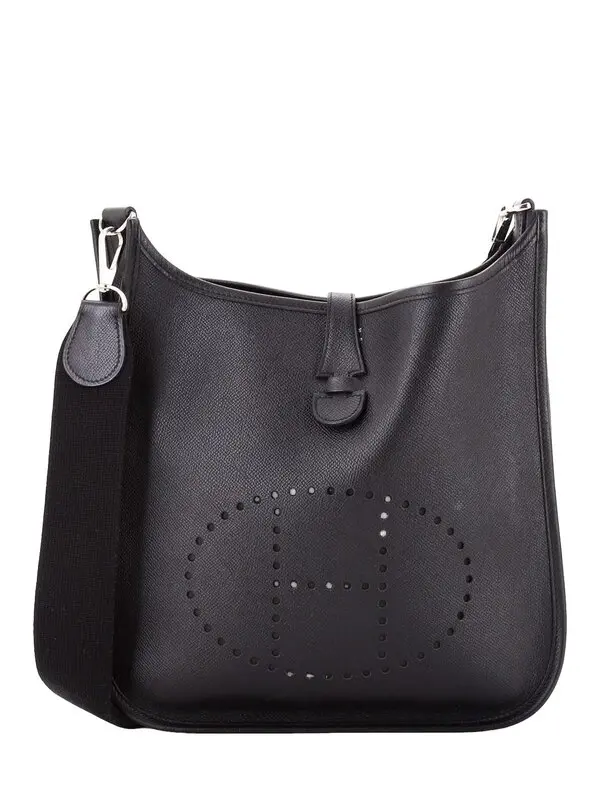HERMES Evelyne Bag Gen Iii Epsom Pm - Noir