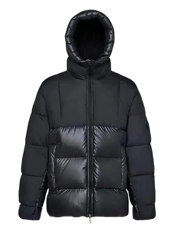 Pyrenex Zip-up Hooded Coat - Black