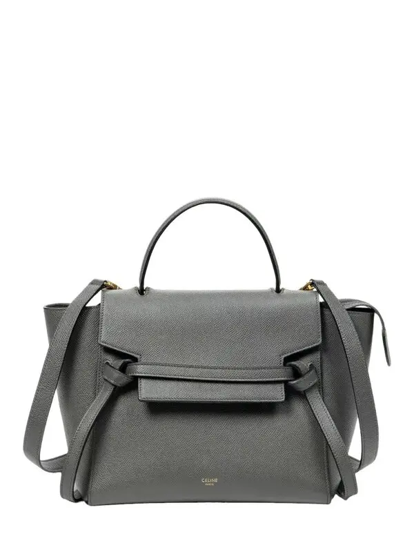 Celine Micro Belt Tote Bag - Grey