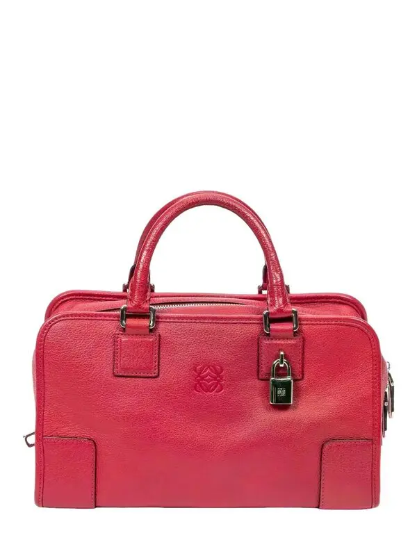 Loewe 28 Amazon Leather Tote - Red