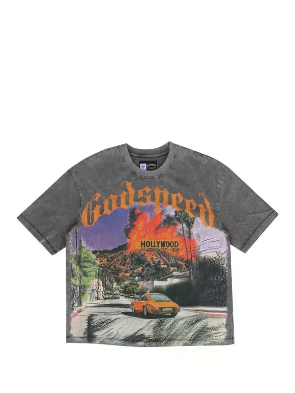 GODSPEED Los Scandalous Graphic-print T-shirt - Grey