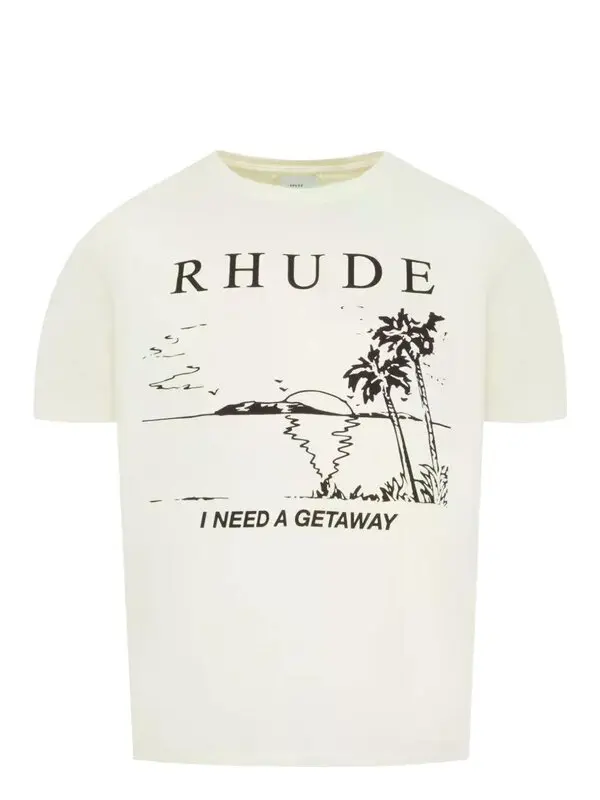 Rhude I Need A Getaway T-shirt - White