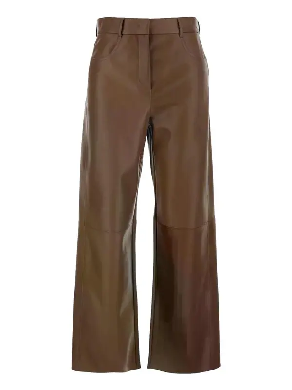 Max Mara Seam Detail Pocket Trousers - Brown